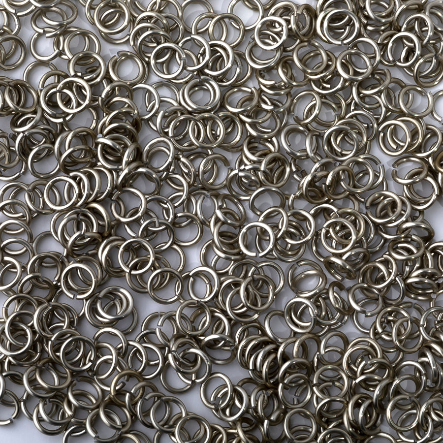 18 Gauge Anodized Aluminum Champagne Jump Rings by Weave Got Maille ...